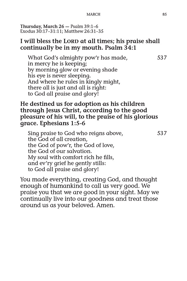 2026 Moravian Daily Texts Hardcover Edition | Moravian Church in ...